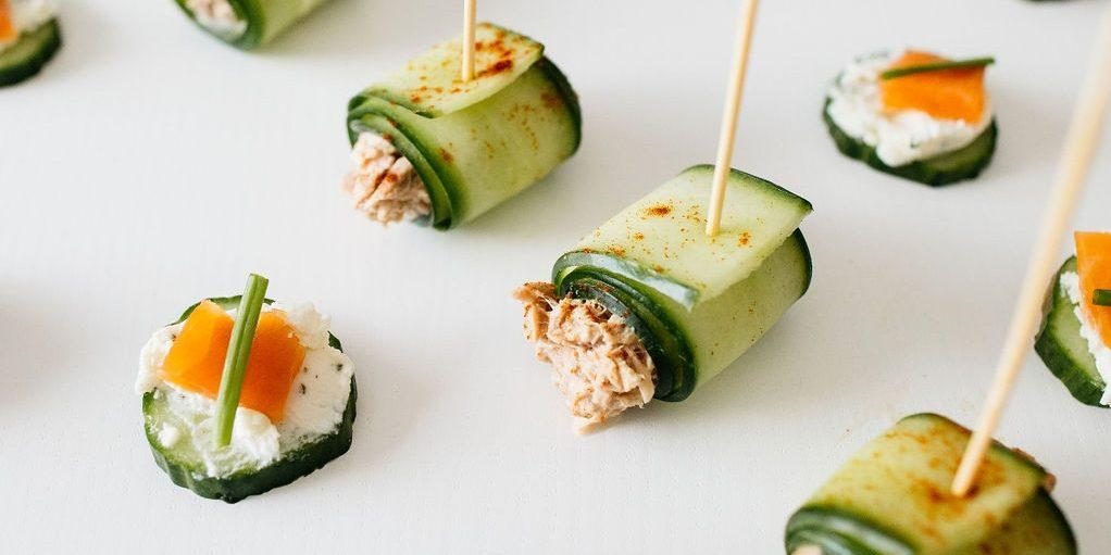 Canapés et roulades de concombres | Cultures Gen V